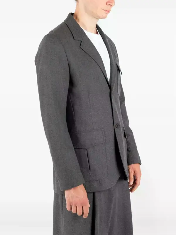 SOCIETE ANONYME Patch-pocket Two-button Blazer