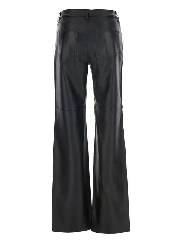 Michael Kors Leather Flare Leg Pants