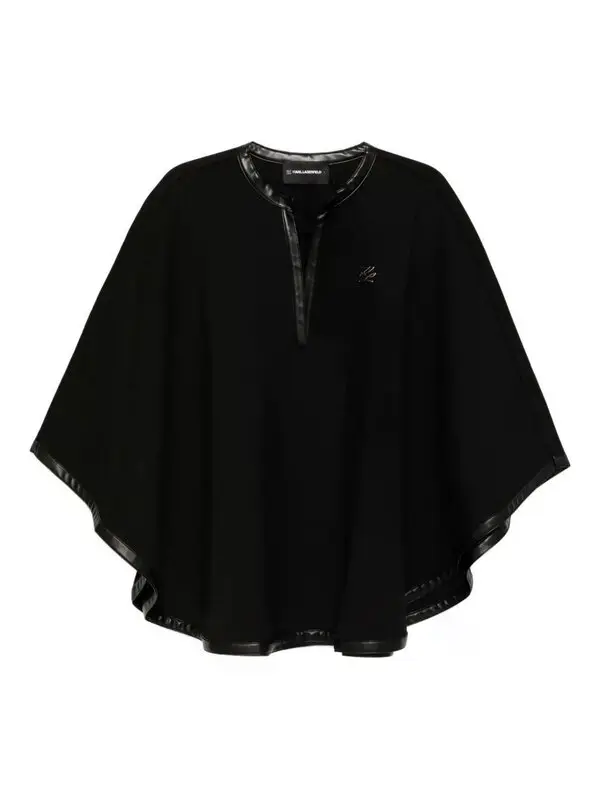 Karl Lagerfeld Logo-embossed Cape