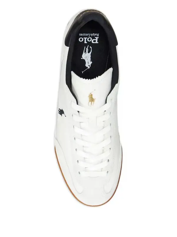 Polo Ralph Lauren Hester Leather-panel Trainers