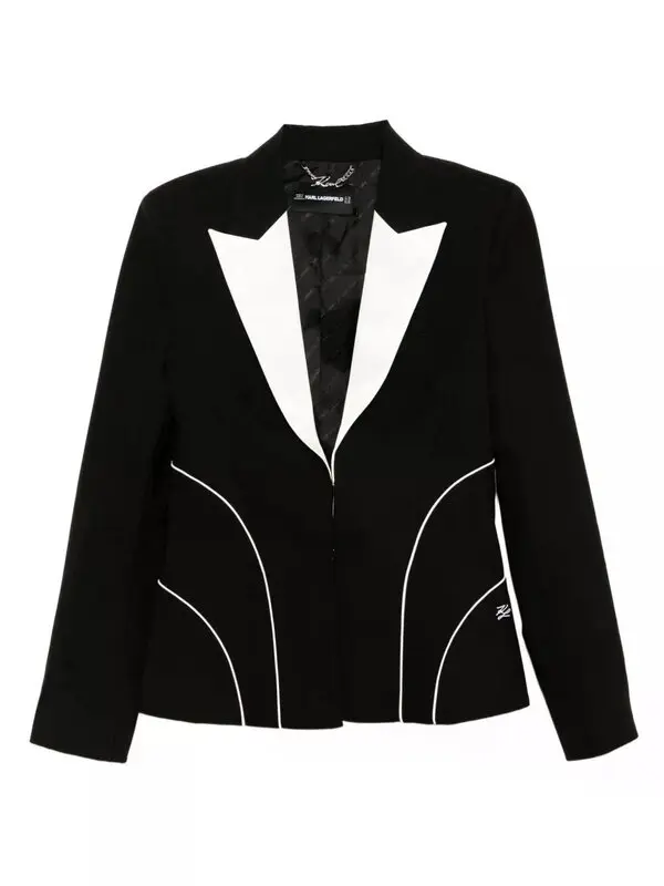 Karl Lagerfeld Piping Blazer