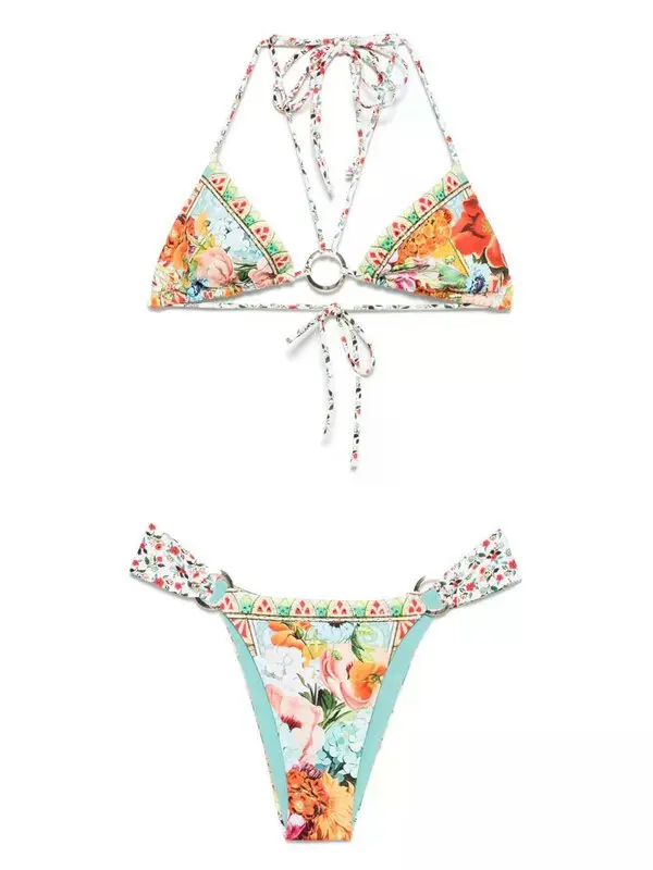 Camilla Bathing Bombshell Bikini - Green