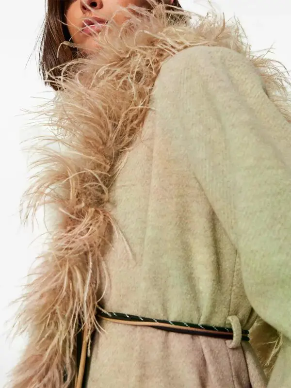 TWINSET Feather-embellished Scarf
