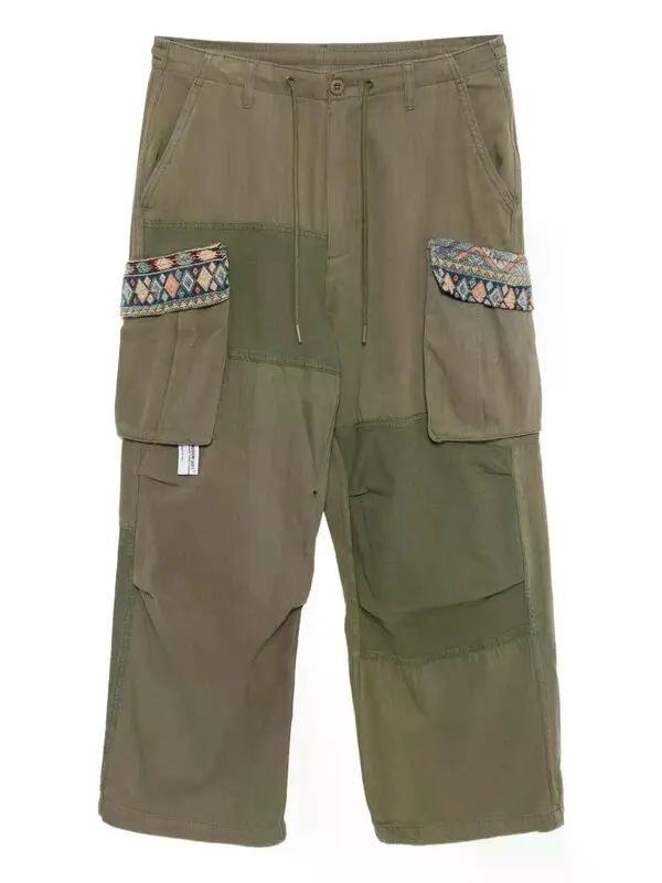 MUSIUM DIV. Patchwork Cargo Pants