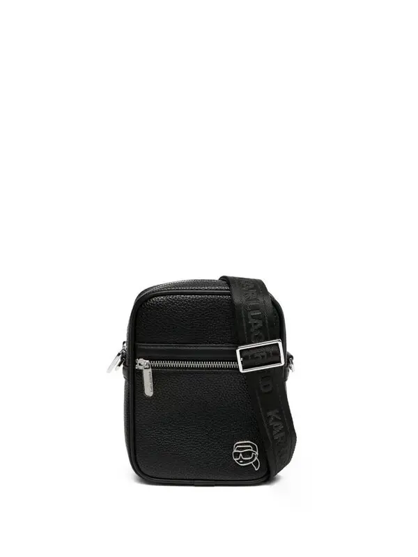 Karl Lagerfeld Ikon Outline Crossbody Bag - Black