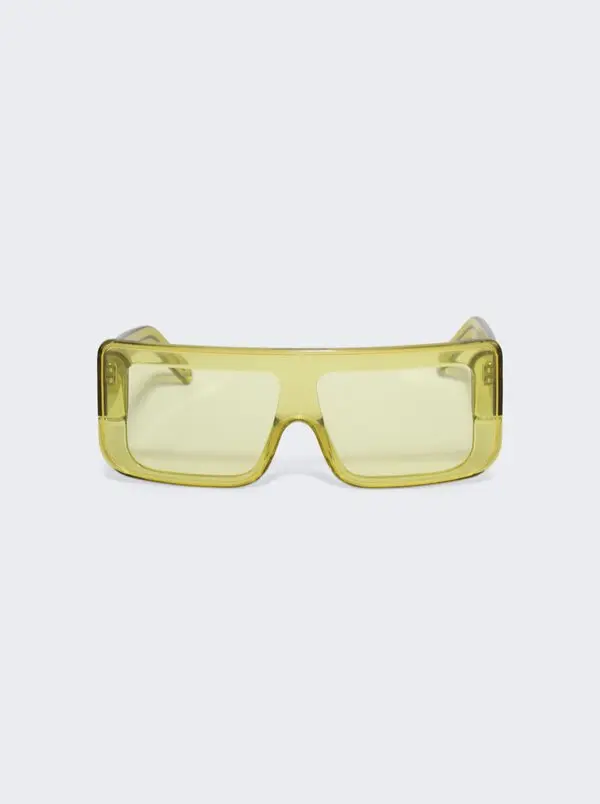 Rick Owens Concordians Documenta Sunglasses - Yellow