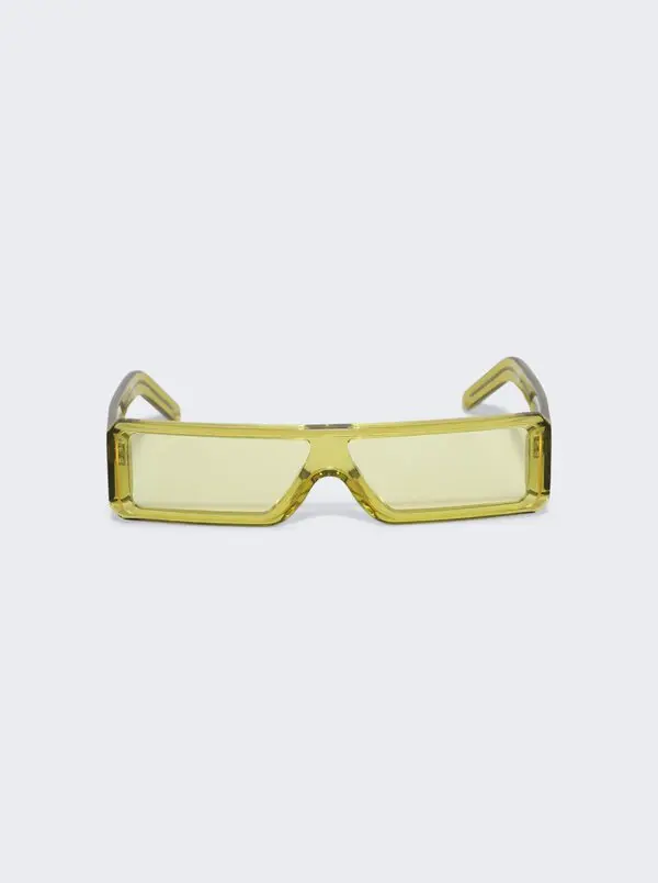 Rick Owens Concordians Geth Sunglasses - Yellow