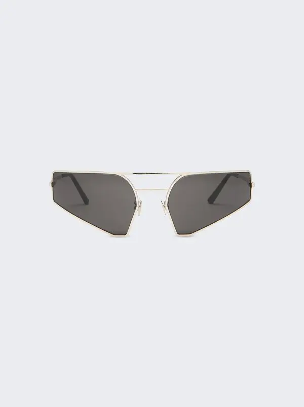 Rick Owens Prong Sunglasses - Silver