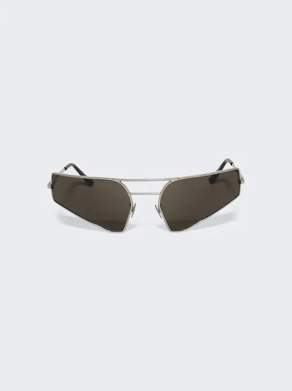 Rick Owens Prong Sunglasses - Silver