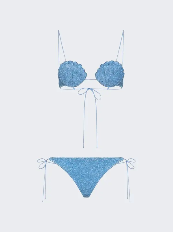 OSÃ©REE Lumiere Shell Two Piece Bikini - Blue