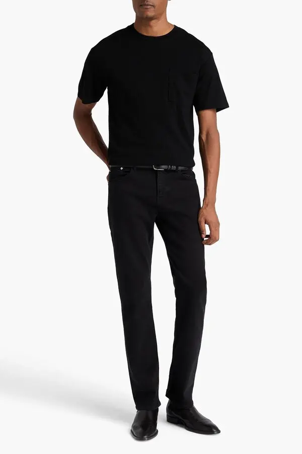 FRAME Jetset Modern Straight Denim Jeans - Black