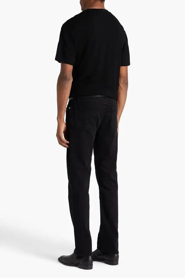 FRAME Jetset Modern Straight Denim Jeans - Black