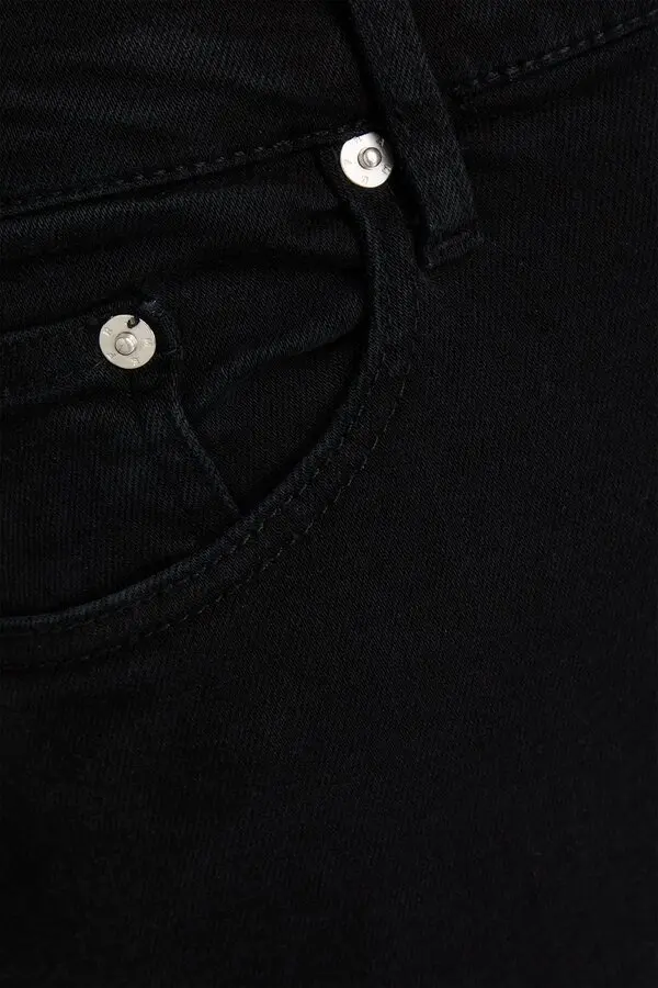 FRAME Jetset Modern Straight Denim Jeans - Black