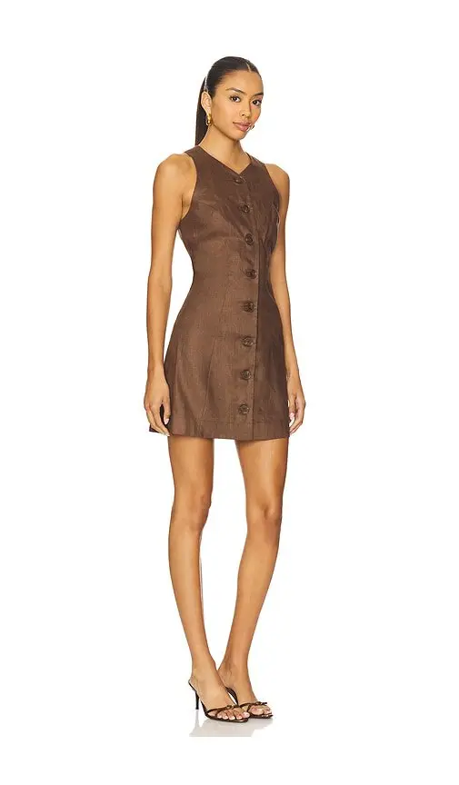 Matthew Bruch Vest Mini Dress