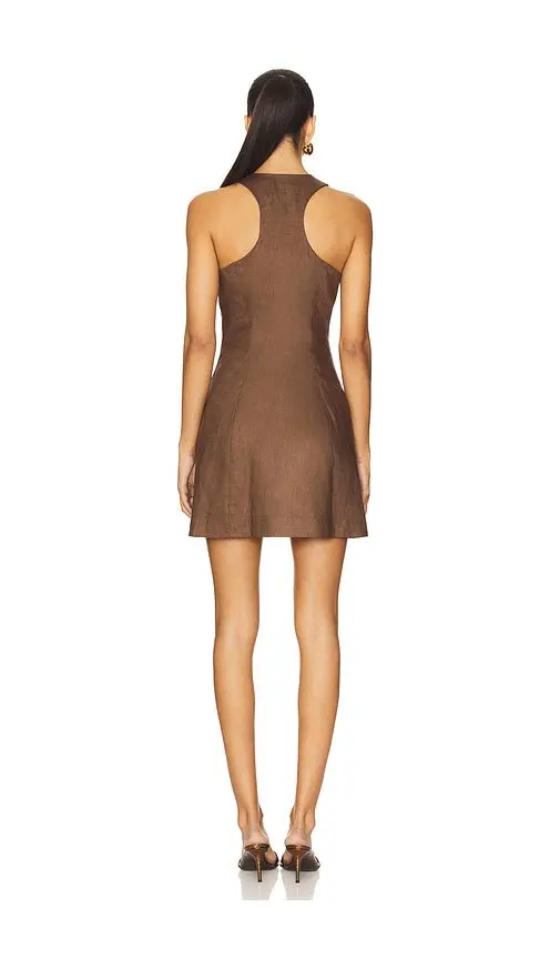 Matthew Bruch Vest Mini Dress