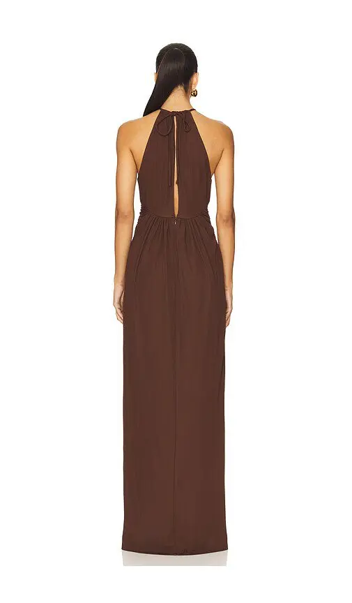 house of harlow 1960 brown dress Zula Button Up Midi Shirt Dress main image 1