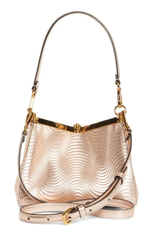 Etro Vela Wave Leather Shoulder Bag