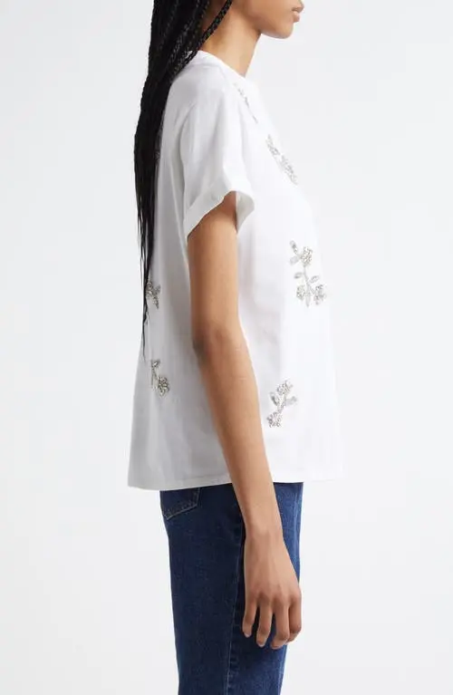 Cinq À Sept Rhinestone Vines T-shirt