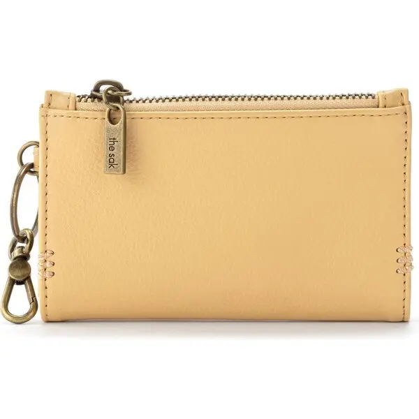 THE SAK Encino Leather Card Wallet - Buttercup