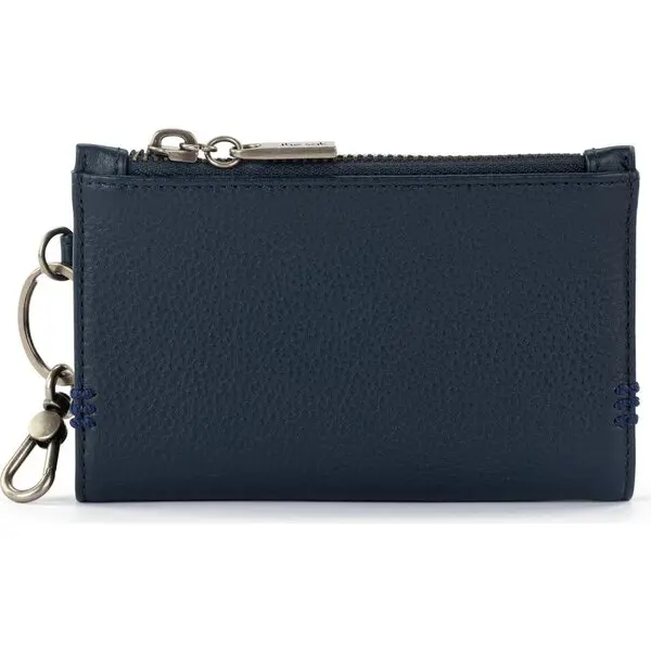 THE SAK Encino Leather Card Wallet - Indigo