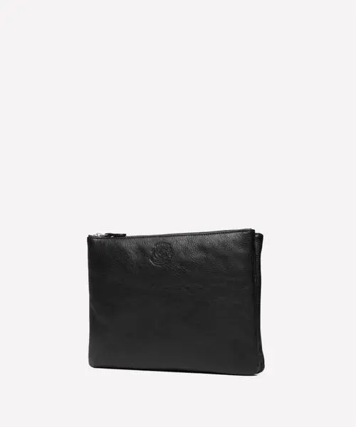 Ghurka Match No. 229 Handbag - Vintage Black Leather