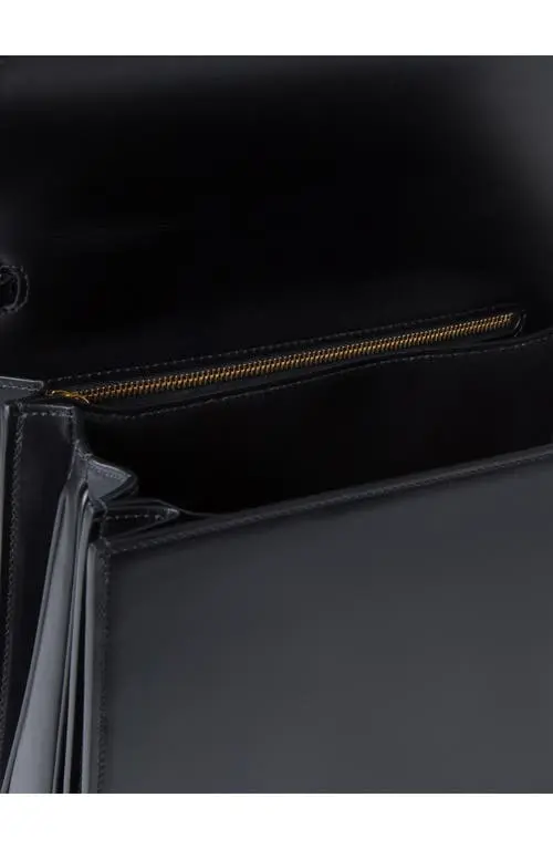 Akris Medium Alice Top Handle Bag - Black