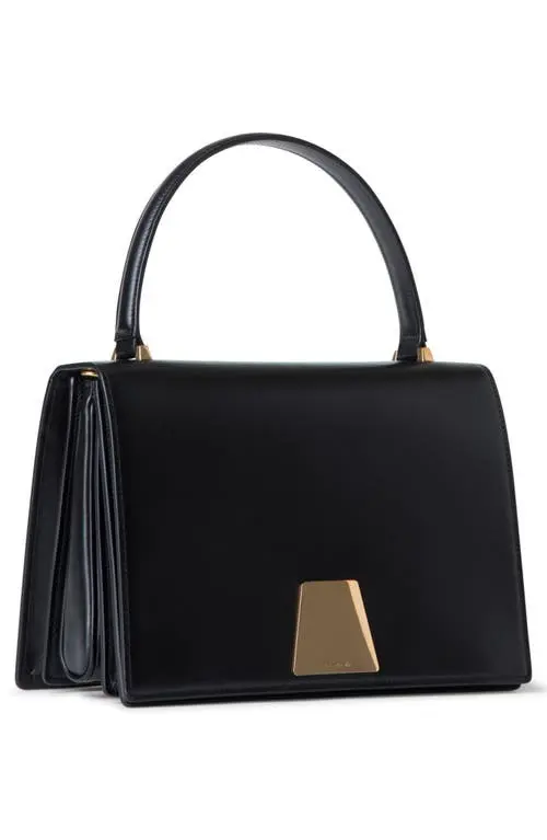 Akris Medium Alice Top Handle Bag - Black