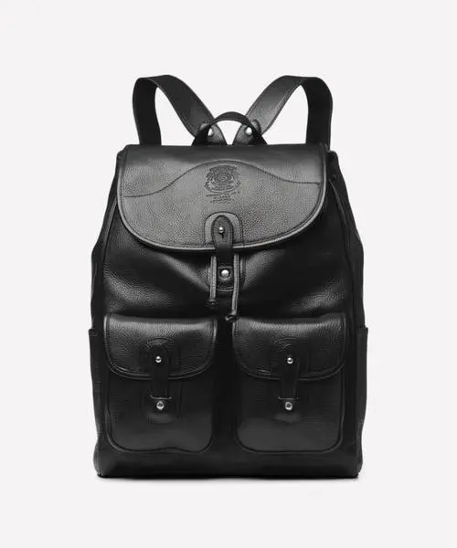 Ghurka Blazer No. 278 Backpack - Vintage Black Leather