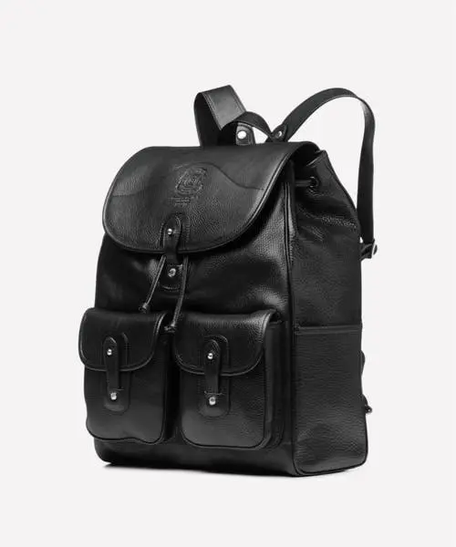 Ghurka Blazer No. 278 Backpack - Vintage Black Leather