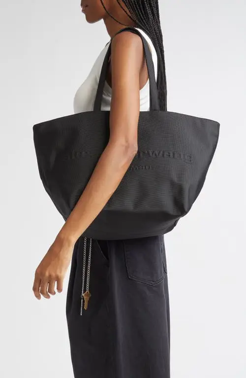 Alexander Wang Punch Nylon Canvas Tote - Black