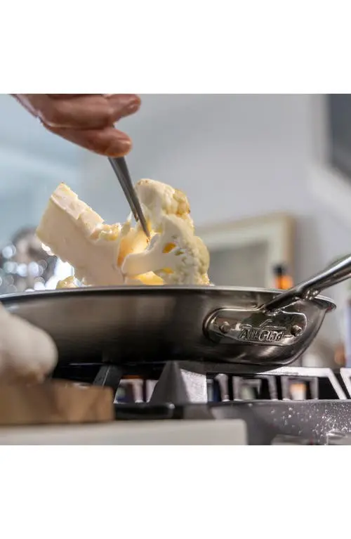 ALL-CLAD D5 Brushed Pro Nonstick 8-inch Fry Pan - Silver