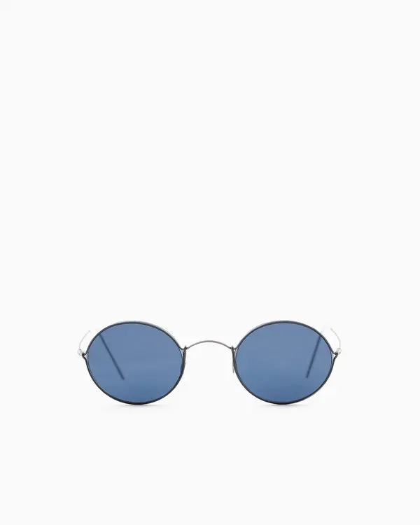 Giorgio Armani Oval Sunglasses - Grey