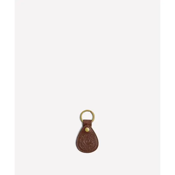 Ghurka Air Tag Fob - Vintage Chestnut Leather