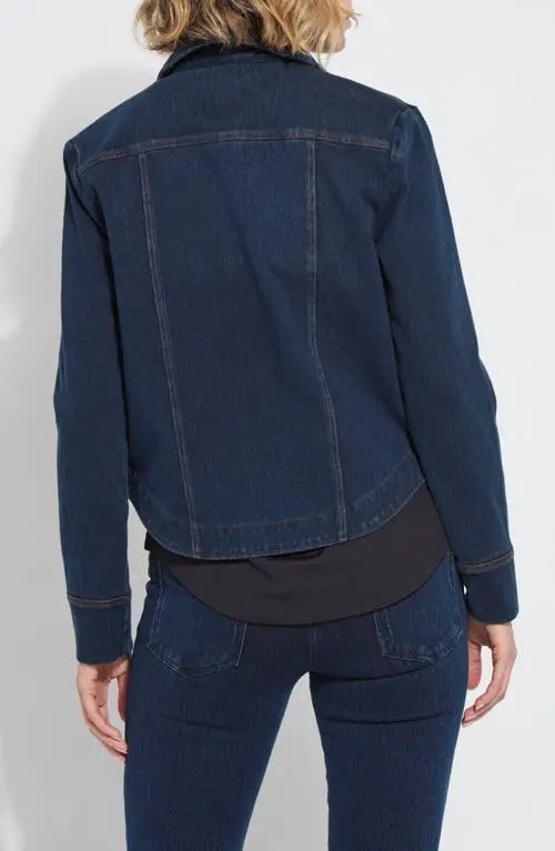 Lyssé Classic Denim Trucker Jacket - Indigo