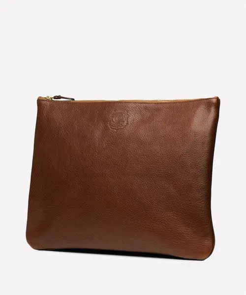 Ghurka Pouch Iii No. 65 - Vintage Chestnut Leather