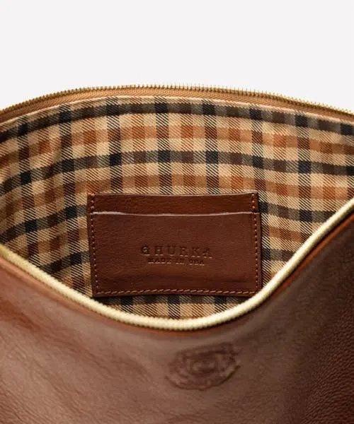 Ghurka Pouch Iii No. 65 - Vintage Chestnut Leather