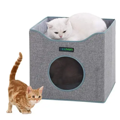 JESPET Foldable Cat Condo House