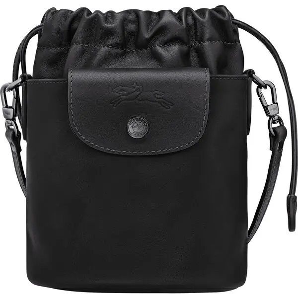 Longchamp Le Pliage Xtra Extra Small Leather Bucket Bag - Black