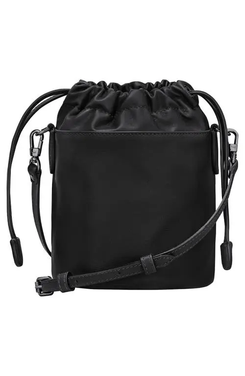 Longchamp Le Pliage Xtra Extra Small Leather Bucket Bag - Black