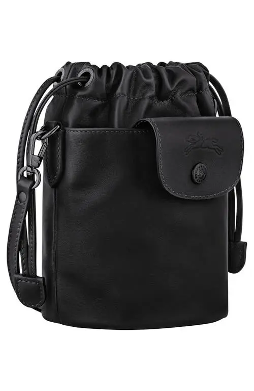 Longchamp Le Pliage Xtra Extra Small Leather Bucket Bag - Black