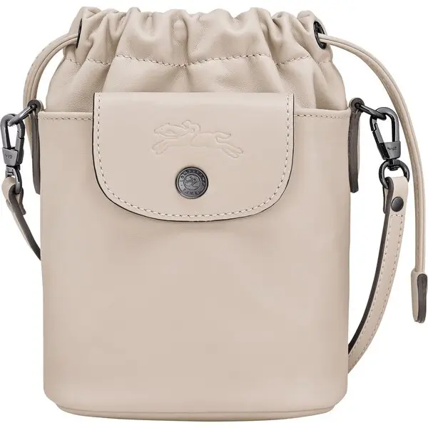 Longchamp Le Pliage Xtra Extra Small Leather Bucket Bag - Paper