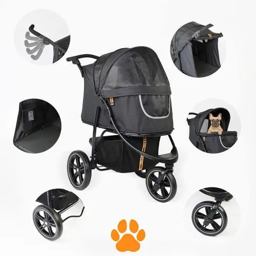 MY DUQUE Pet 3-wheel Stroller