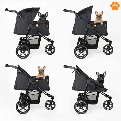 MY DUQUE Pet 3-wheel Stroller
