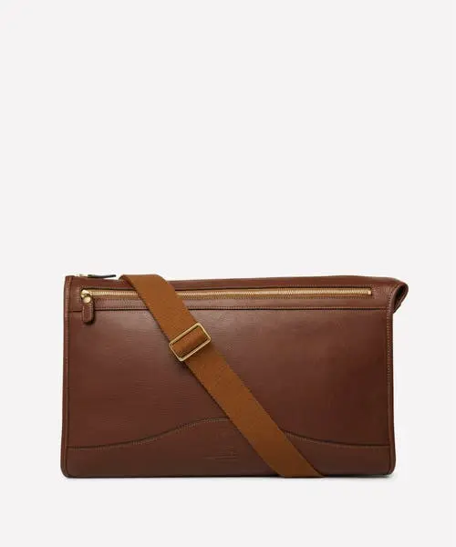 Ghurka Docket No. 7 Messenger Bag - Vintage Chestnut Leather