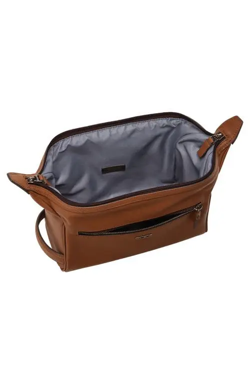 Tumi Framed Travel Kit - Cognac