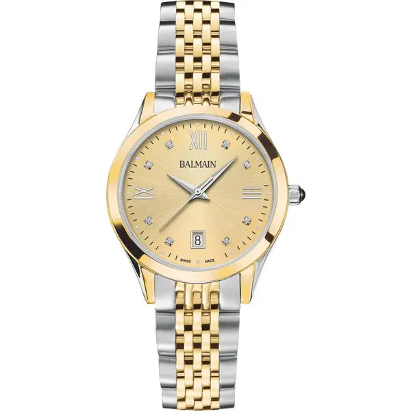 Balmain Classic Diamond Bracelet Watch - Stainless Steel And Yellow