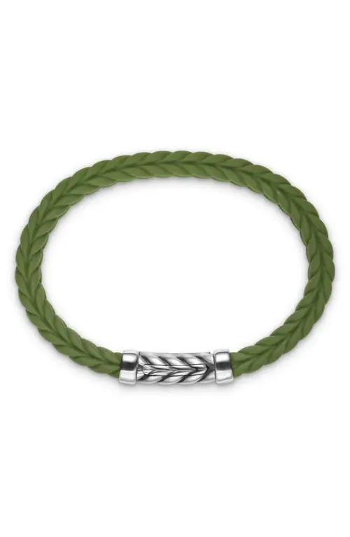 David Yurman Chevron Rubber Bracelet