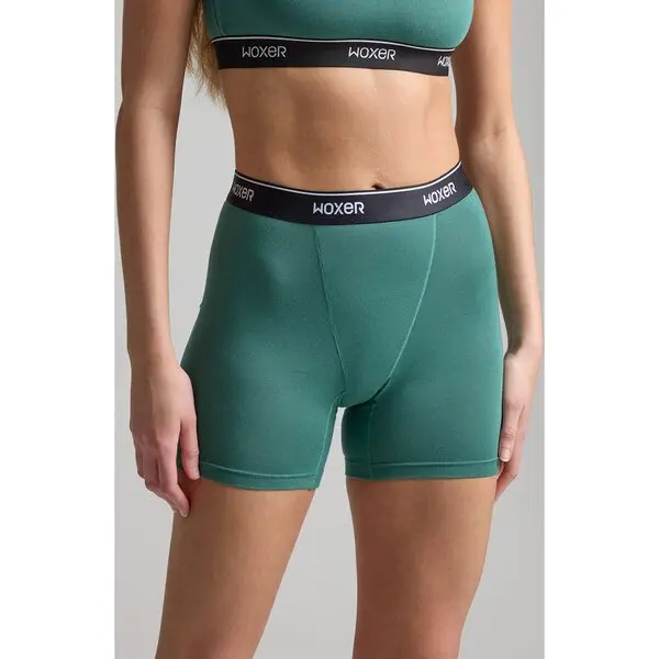 WOXER Baller High Rise Ultra-soft 5-inch Boxer Briefs - Jade