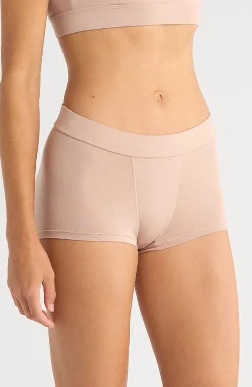 WOXER Luxe Bold Stretch Modal Boyshorts - Chai