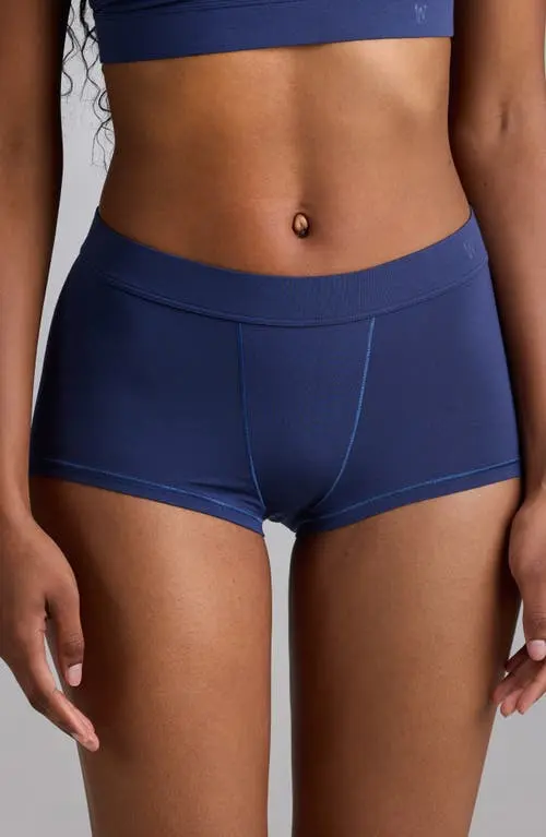 WOXER Luxe Bold Stretch Modal Boyshorts - Navy
